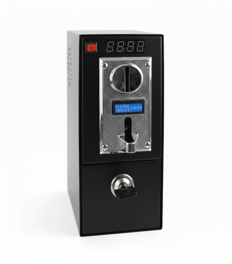 Front Load Coin Operated Timer Box - Dobi Bajet